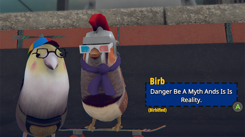 There's a SkateBIRD demo up on Steam! Give it a try! · Glass Bottom Games